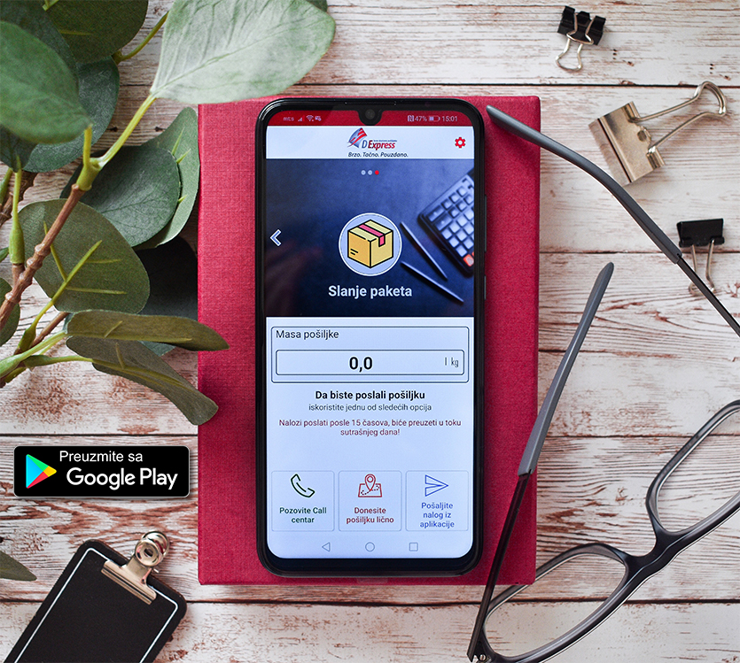 D Express Android aplikacija | DExpress